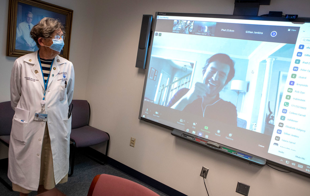 Colleagues honor Eyster for 50 years of service - Penn State Health News